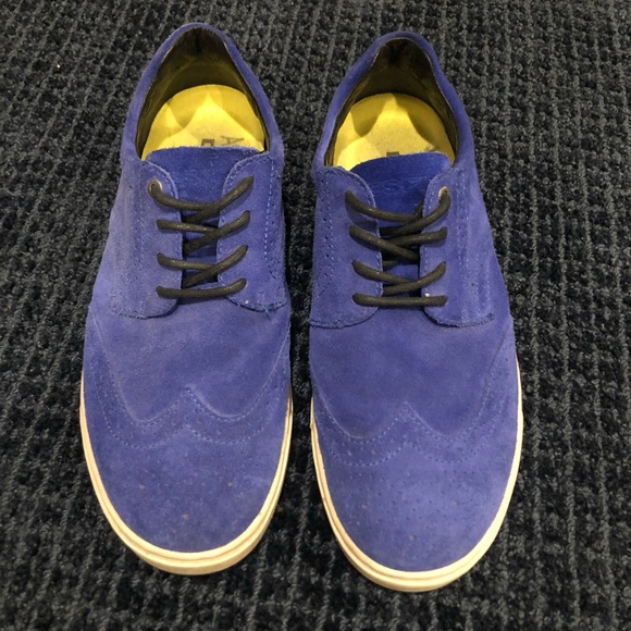 Diesel | Shoes | Diesel Royal Blue Oxford Sneakers | Poshmark